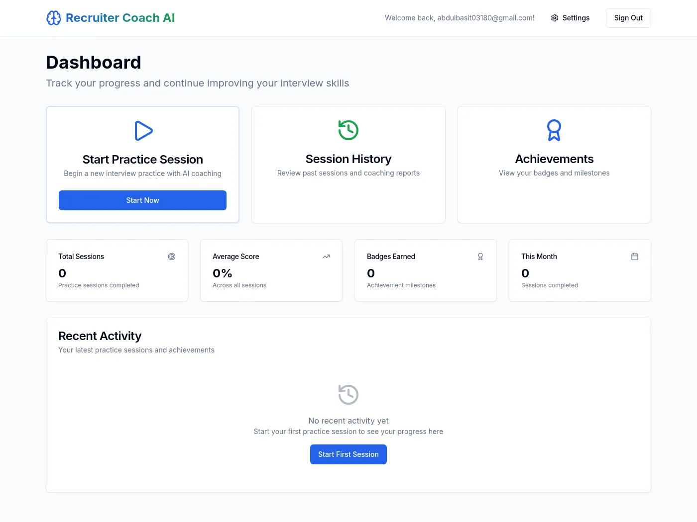 Recruiter Coach AI: Interactive Interview Practice & Real-Time Coaching Platform