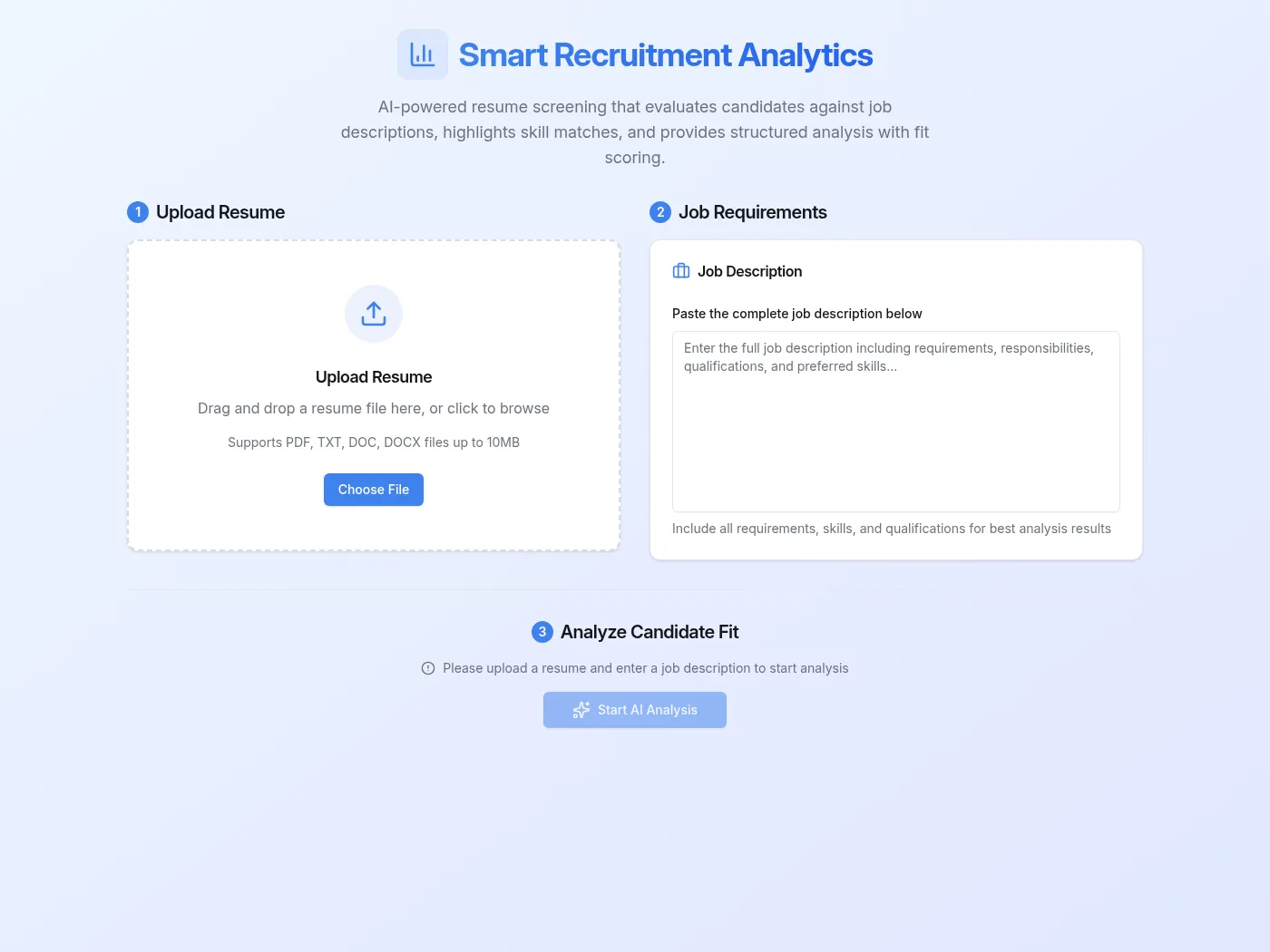 Smart Recruitment Analytics App