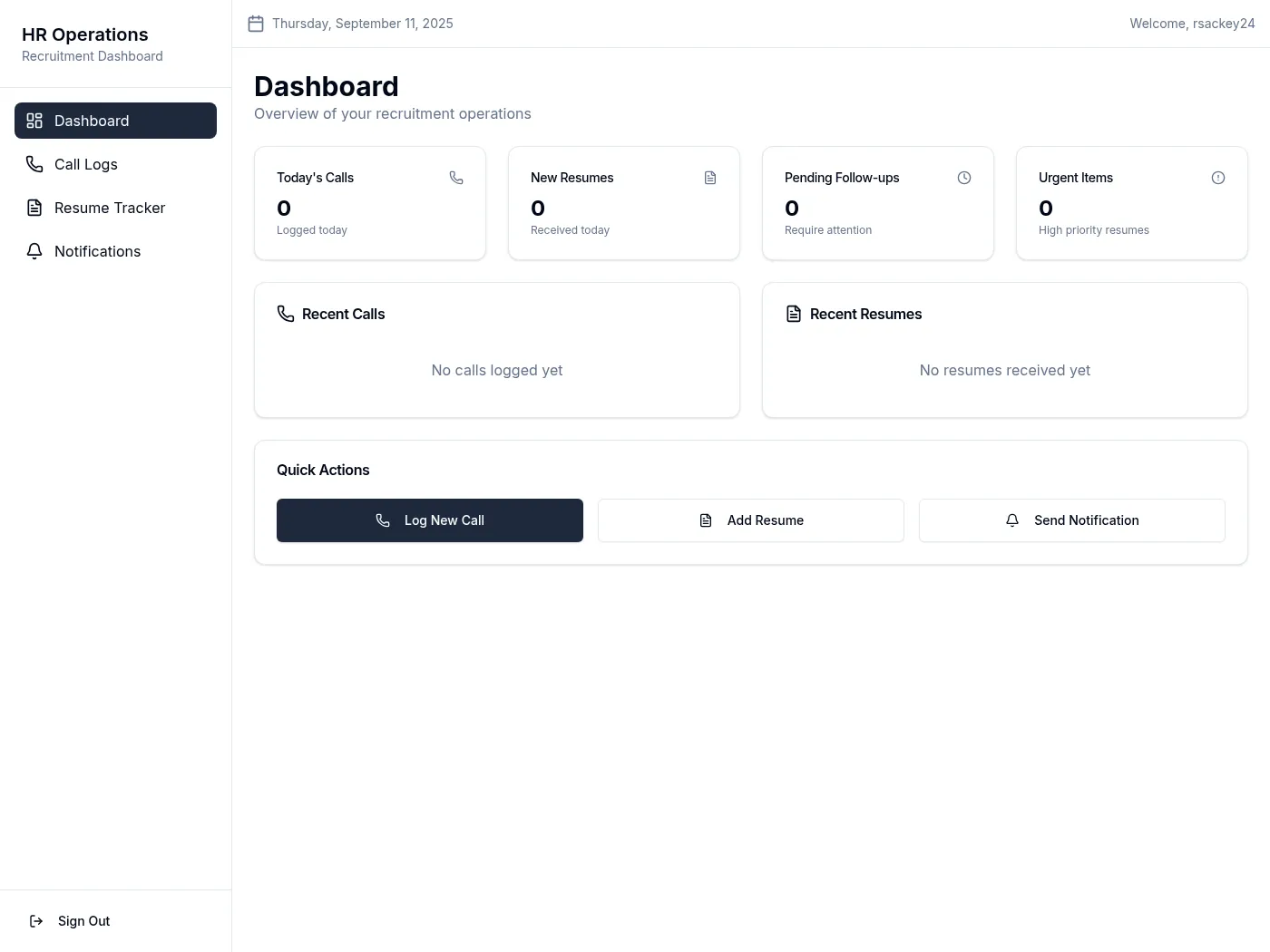 Recruitment Operations Dashboard & HR Assistant