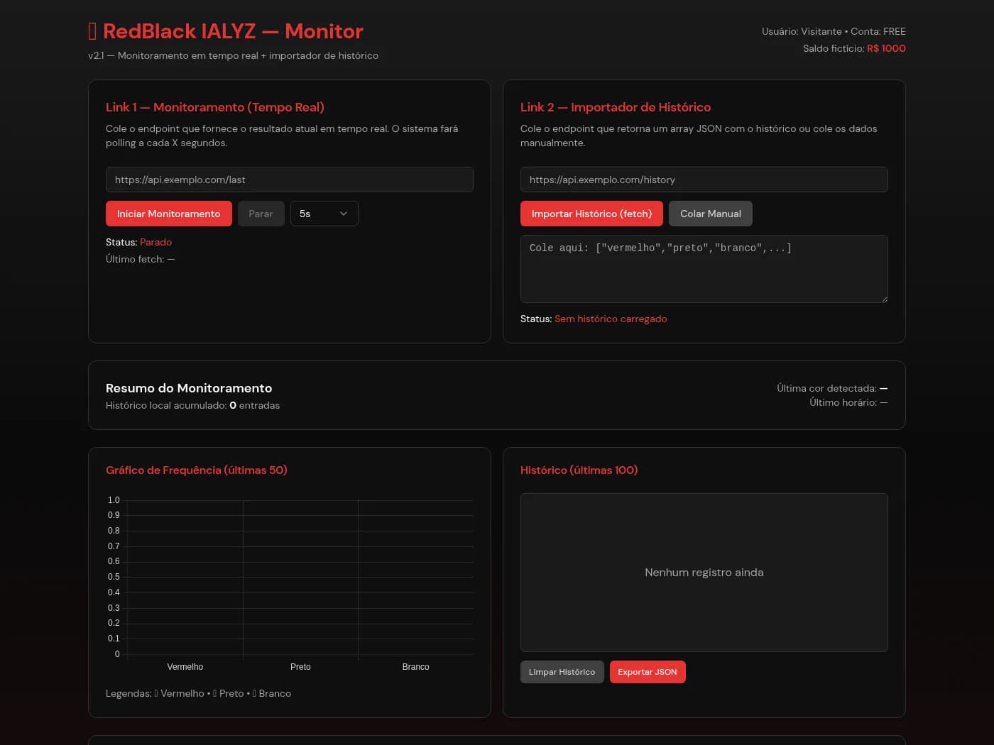 RedBlack IALYZ — Real-time Monitoring Dashboard for Color Events
