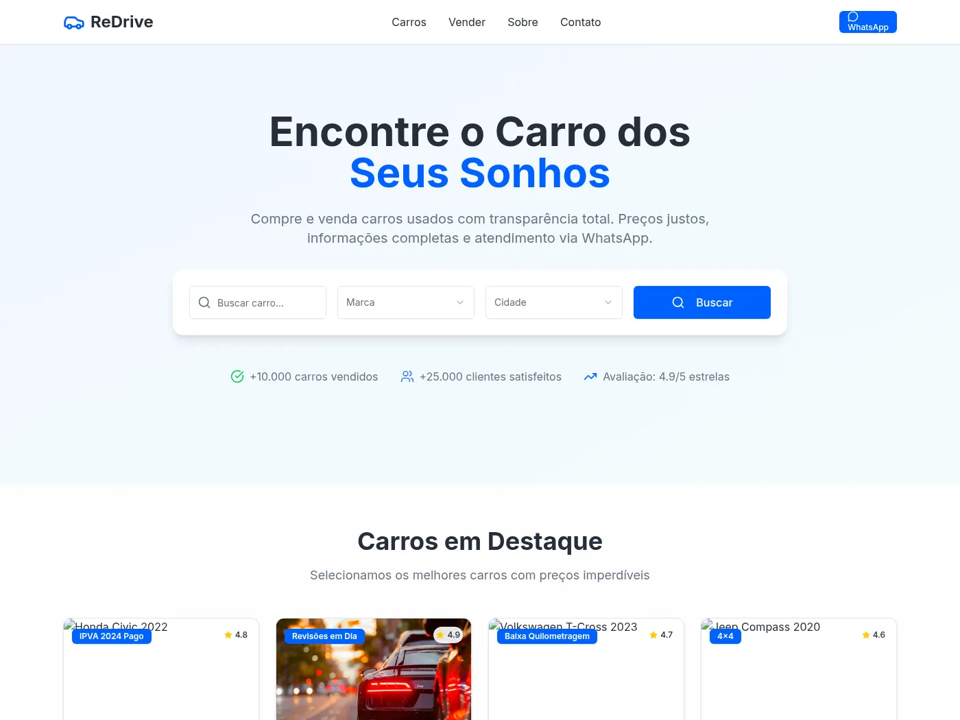 ReDrive-Style Online Car Marketplace