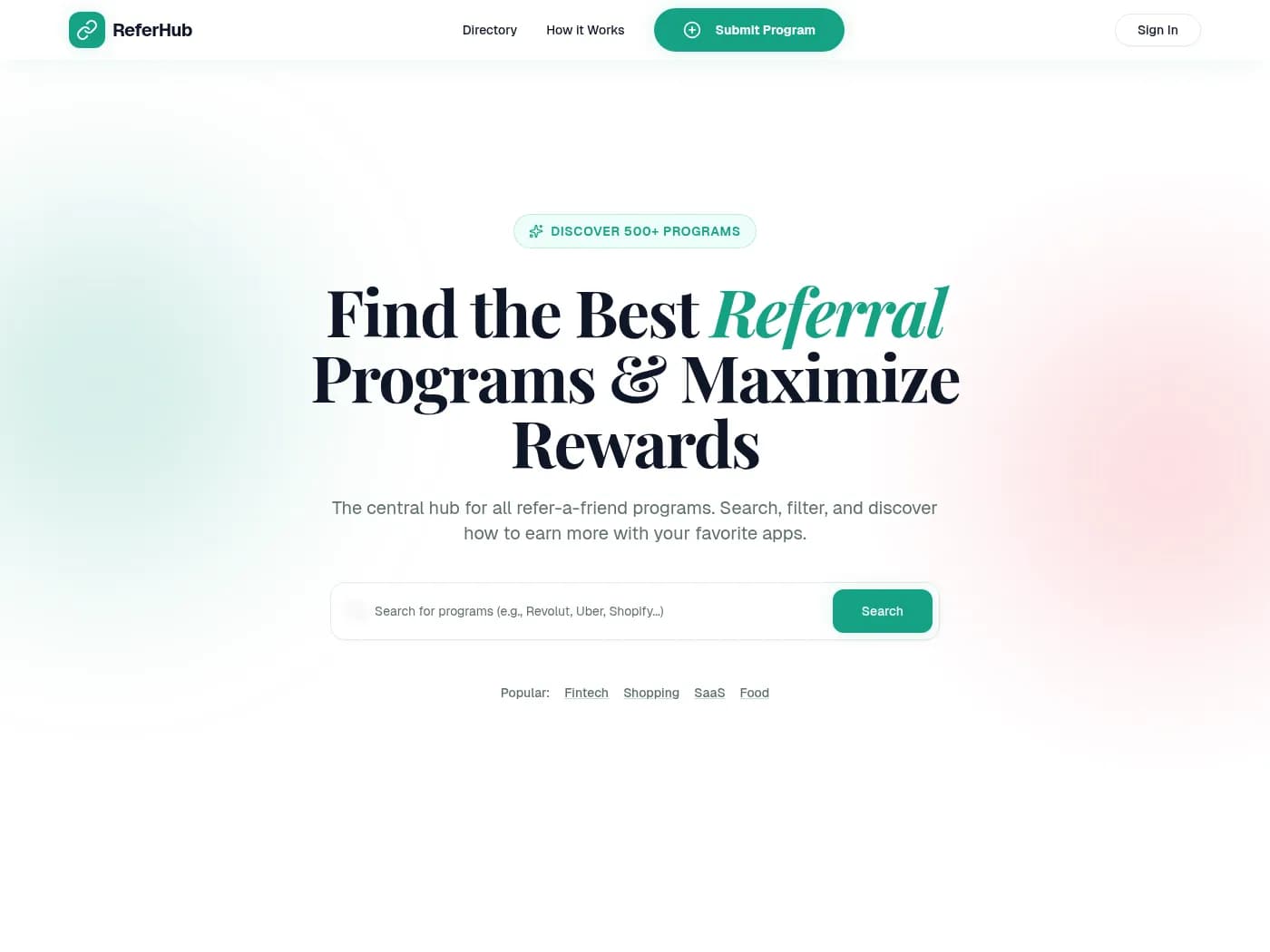 Refer a Friend Hub