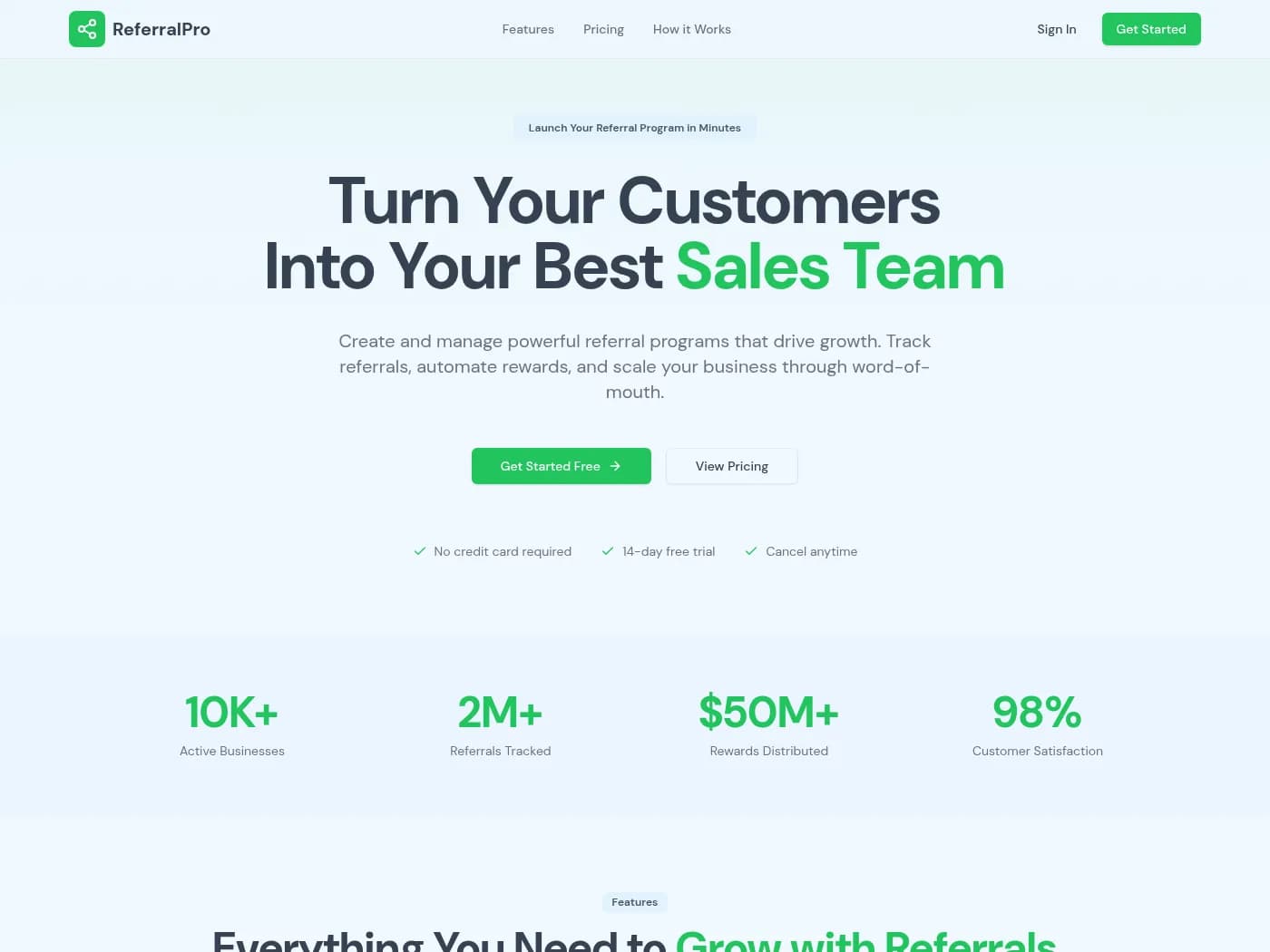 Referral Program Platform for Businesses