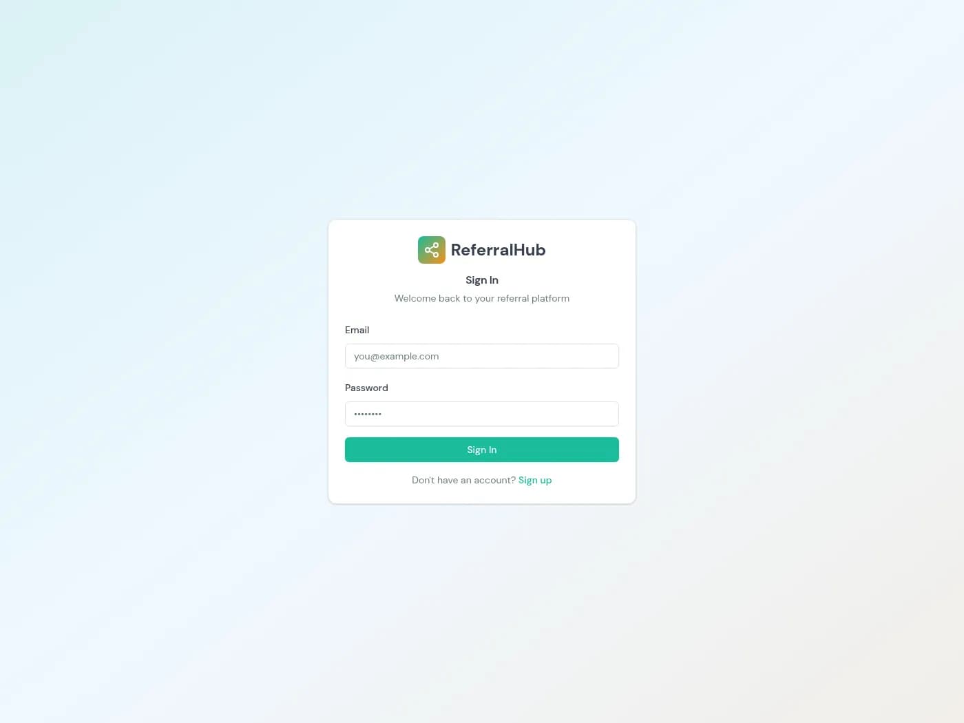 Referral Program SaaS Platform
