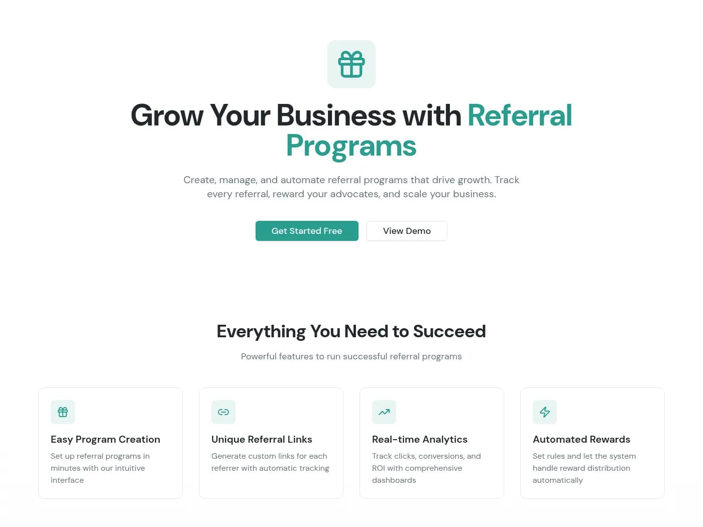 Referral Rewards Hub