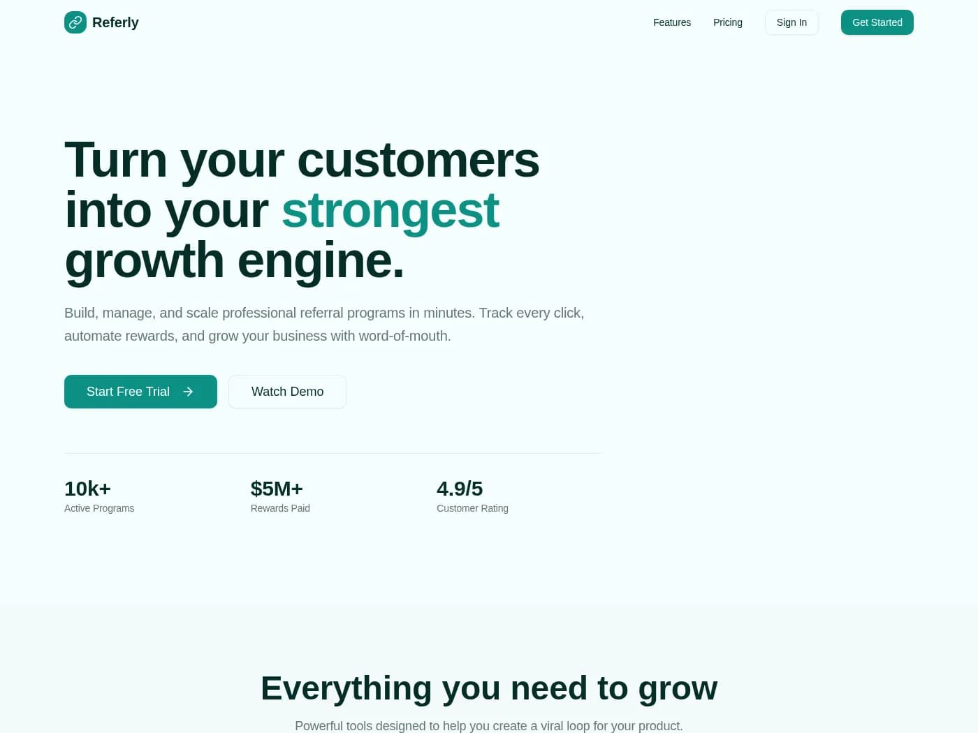 Referly SaaS Platform