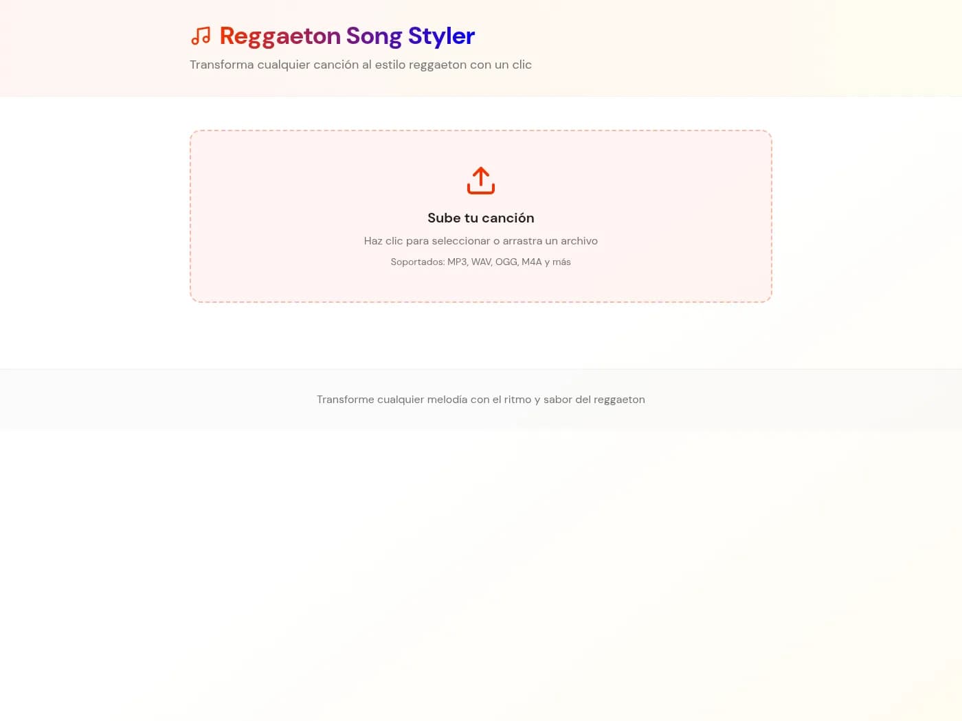 Reggaeton Song Styler