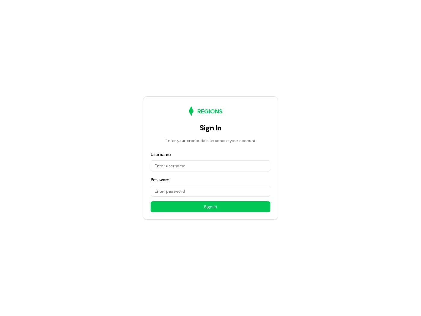 Regions Bank Account Dashboard Clone for Connie LevRon