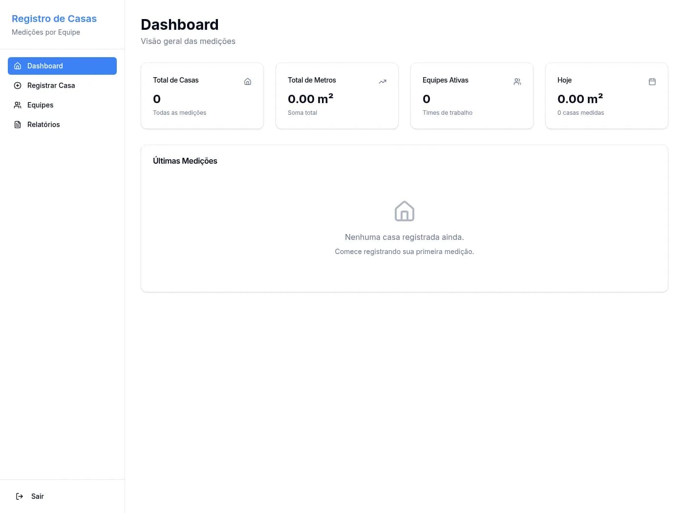App de Registro de Medidas de Casas por Equipe