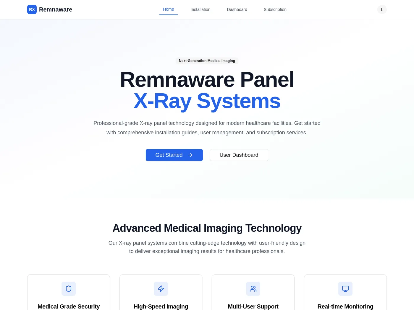 Remnaware Panel X-Ray Portal