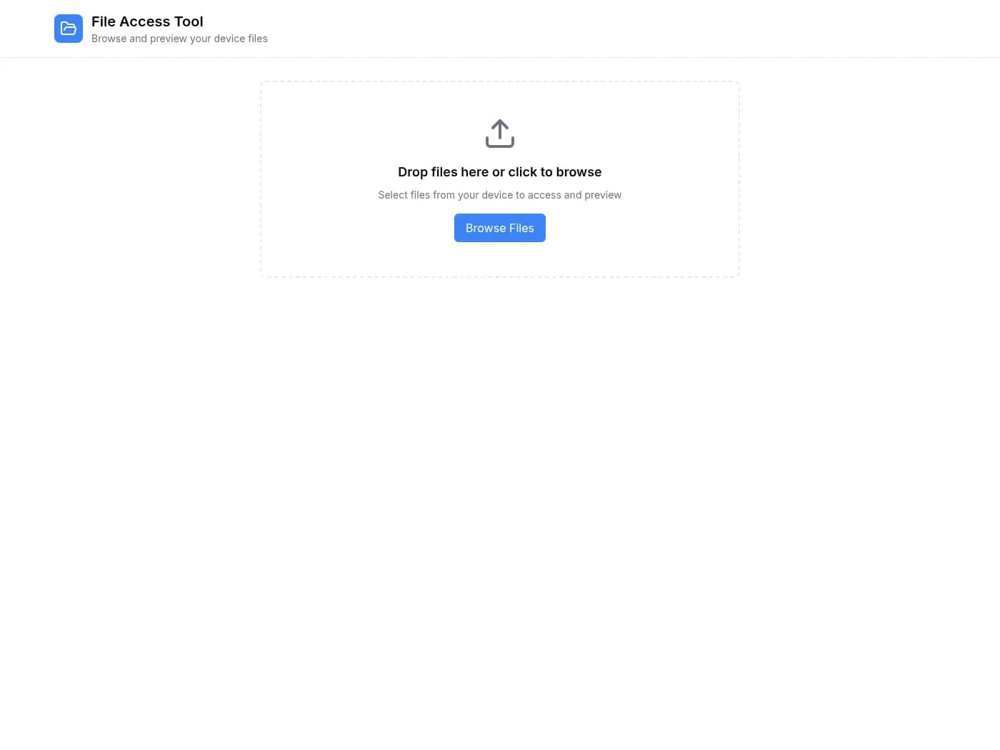 Remote Device File Access Tool