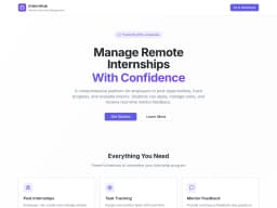Remote Internship Management & Evaluation Platform