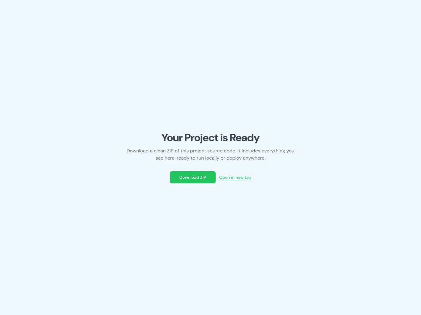 Custom Branded Web App Deployment Without Blink AI Traces