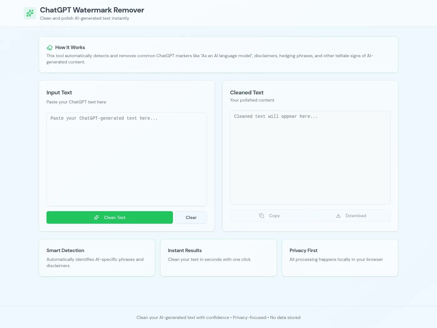 ChatGPT Watermark Remover