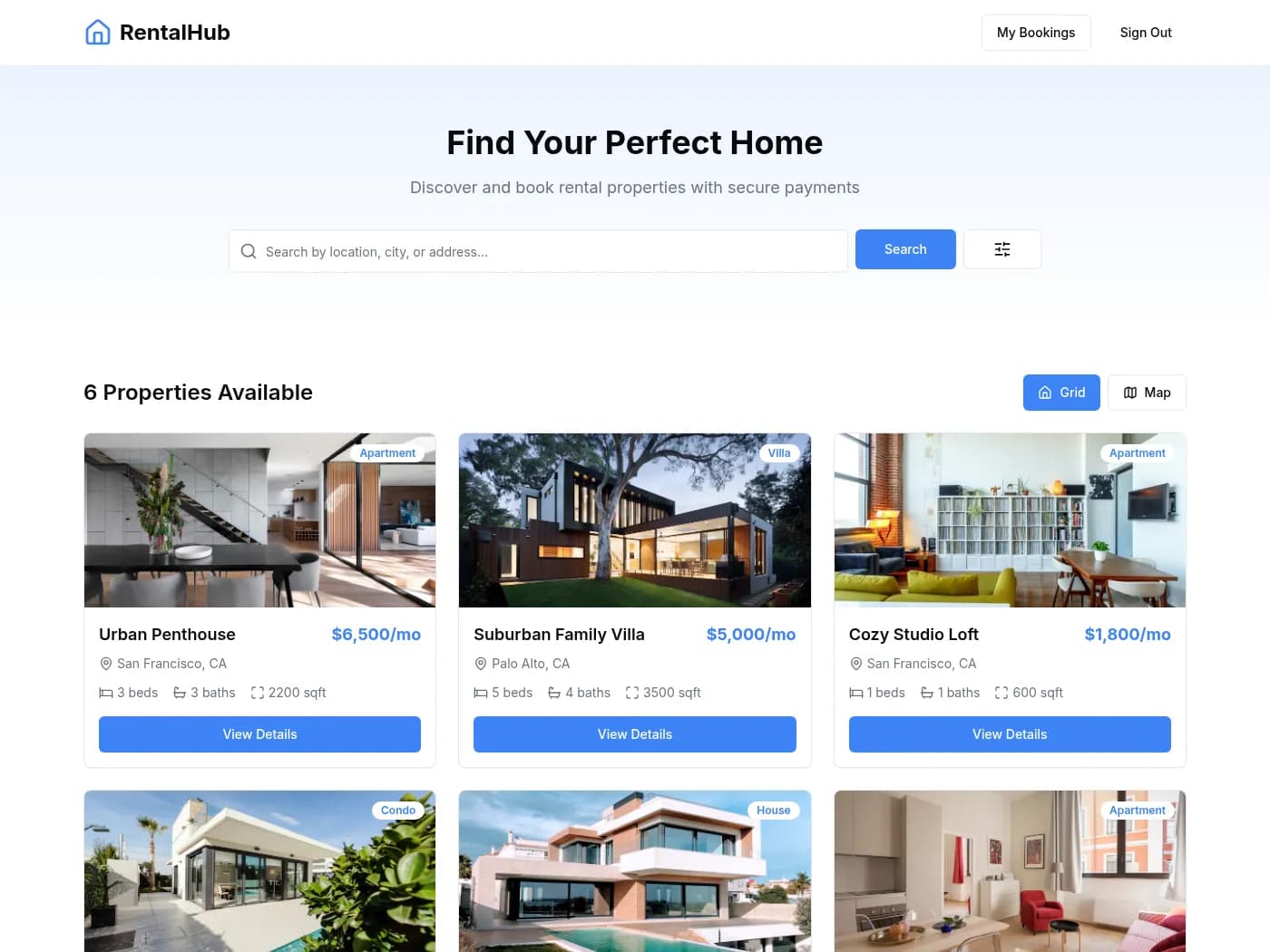 Smart Rental House Search Platform