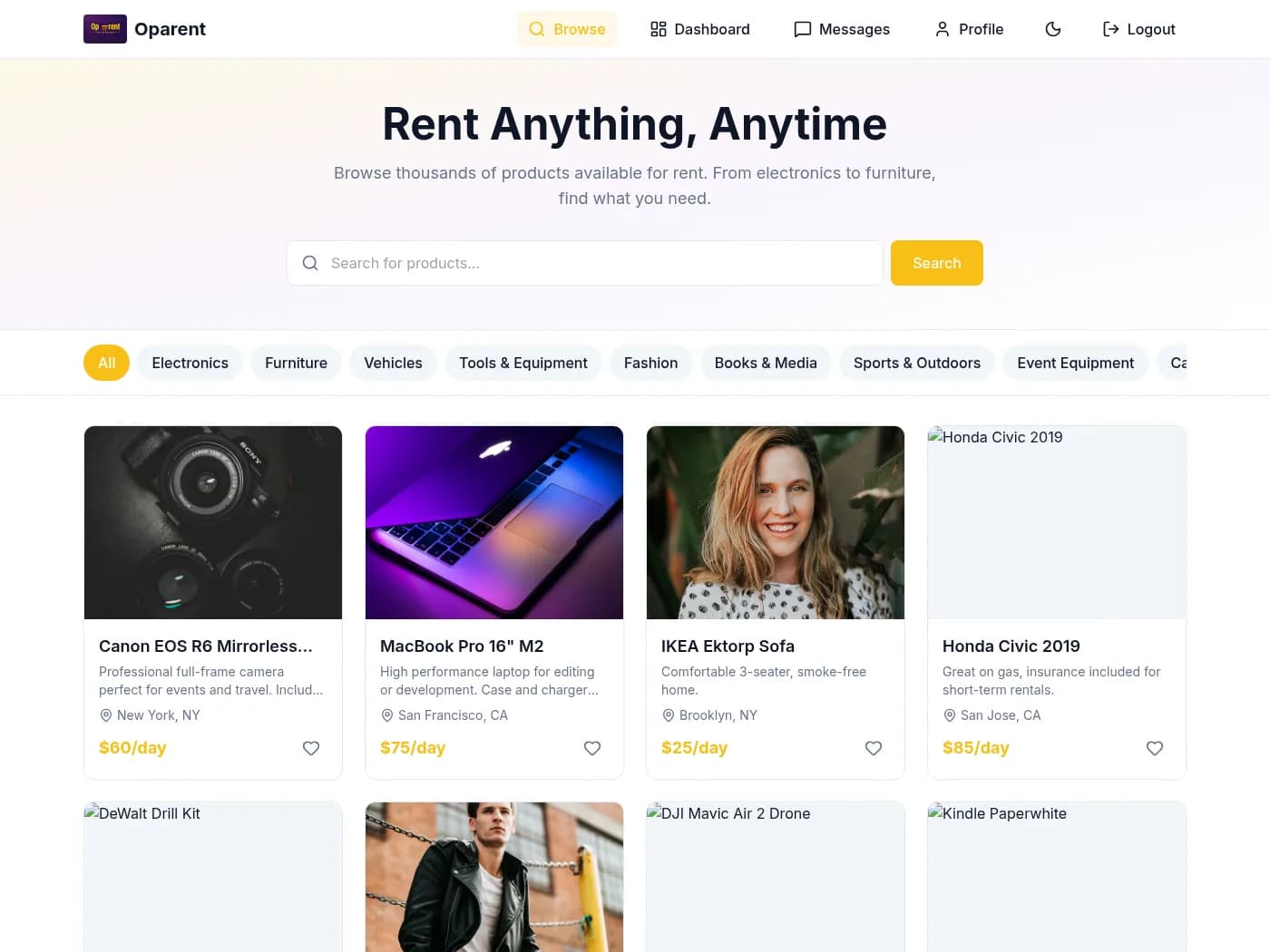 RentAnything: The Ultimate Cross-Platform Rental Marketplace