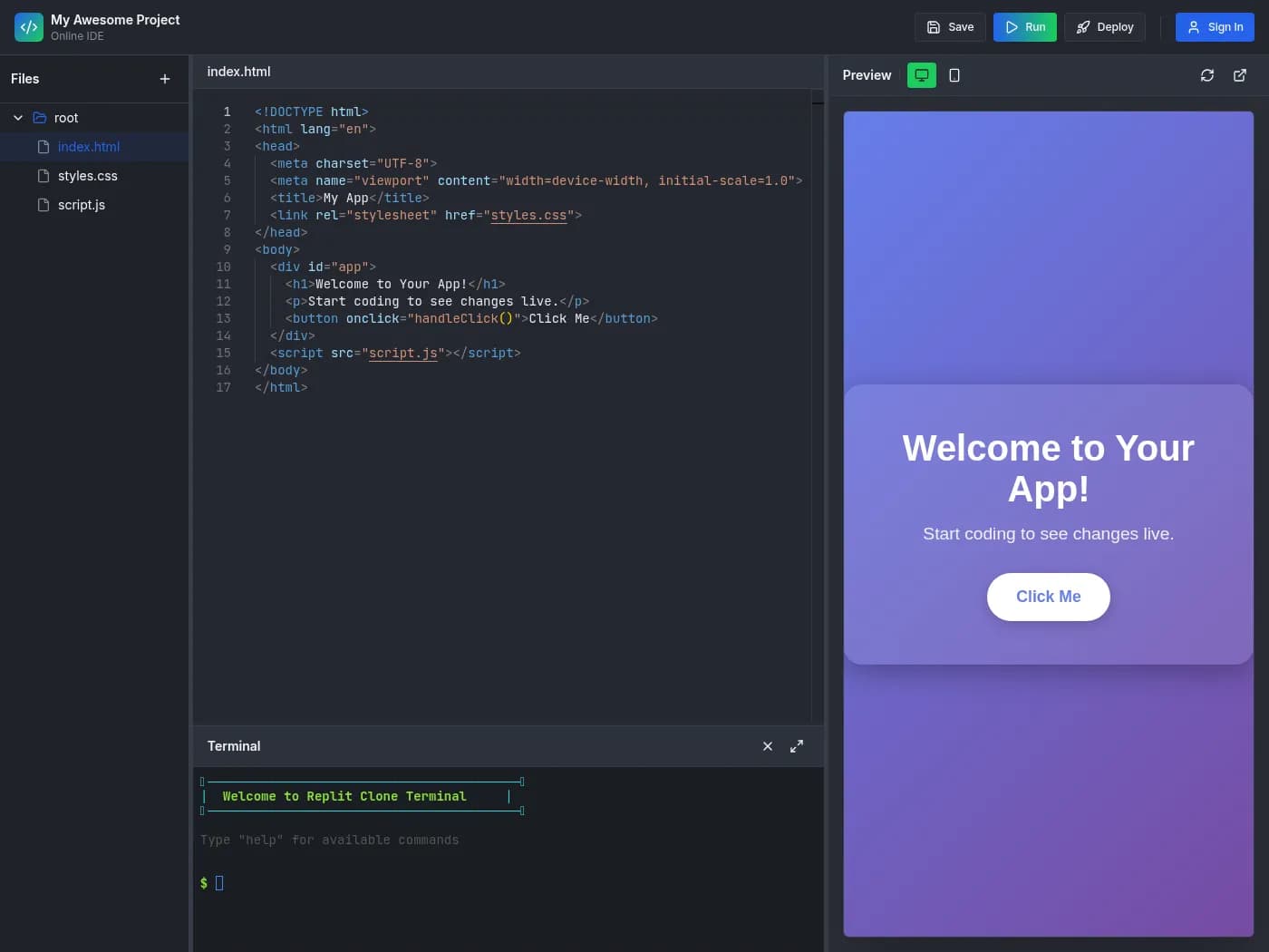 Replit App Creator Enhanced