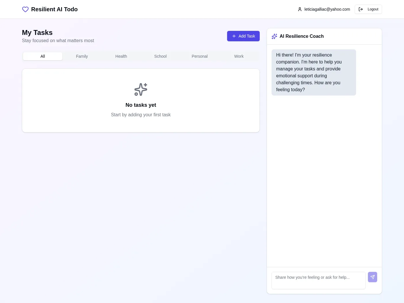 Resilient AI Todo: Organize Life Through Uncertain Times