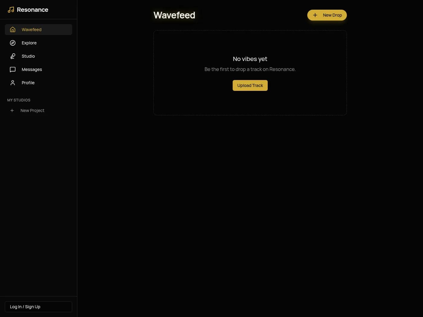 Resonance – Social Audio Collaboration Platform for Music Creators and Listeners