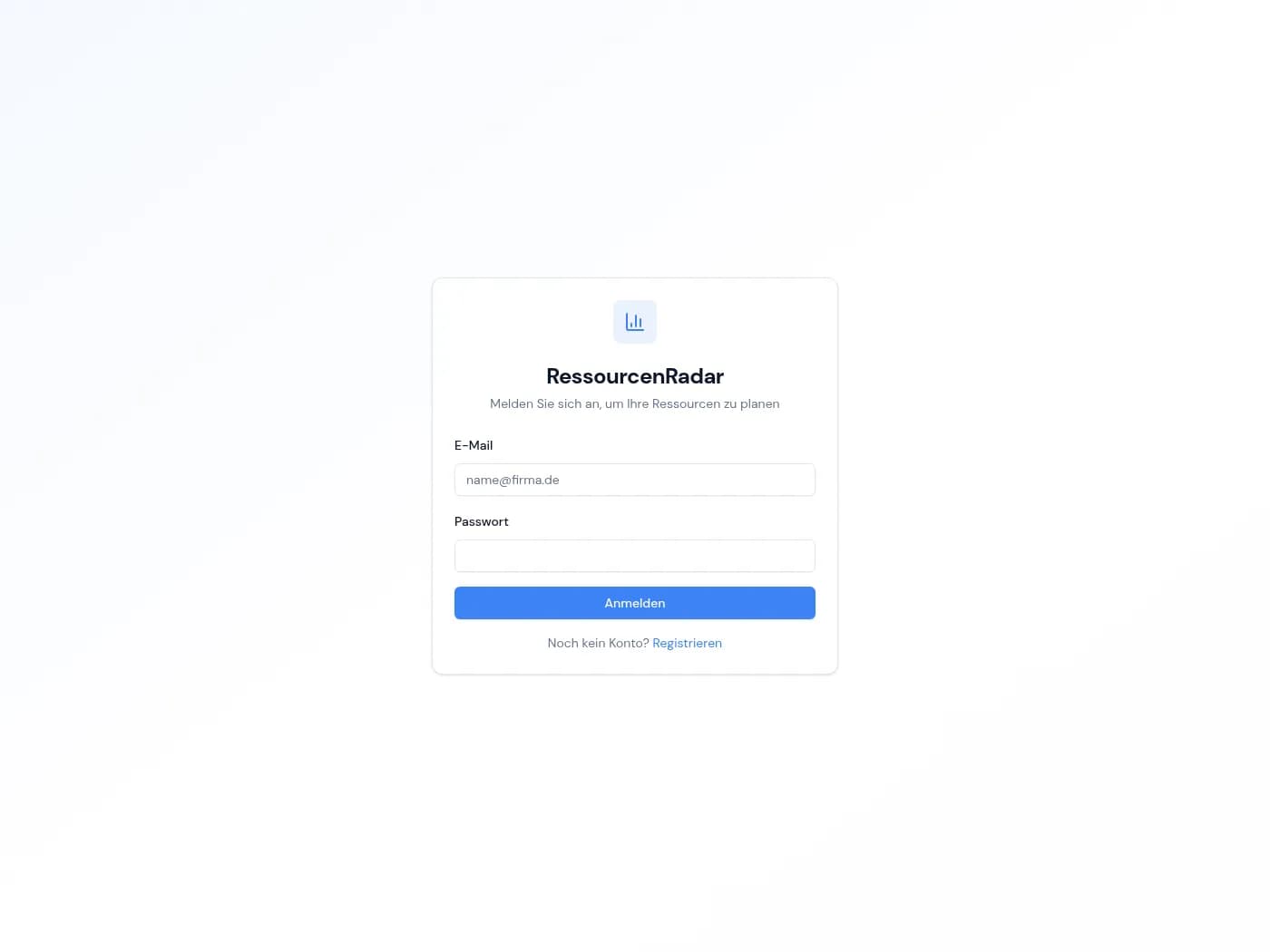 RessourcenRadar – Web-App für Ressourcen- & Projektplanung mit Was-wäre-wenn-Simulation für Unternehmen