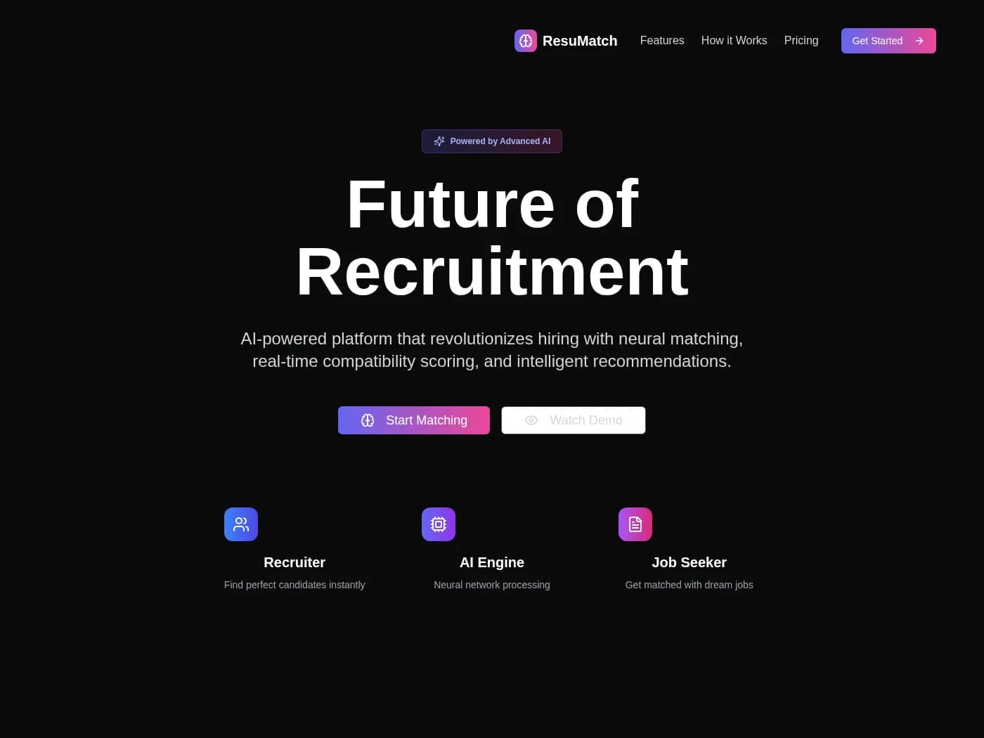 ResuMatch: AI-Powered Recruitment & Resume Matching Platform