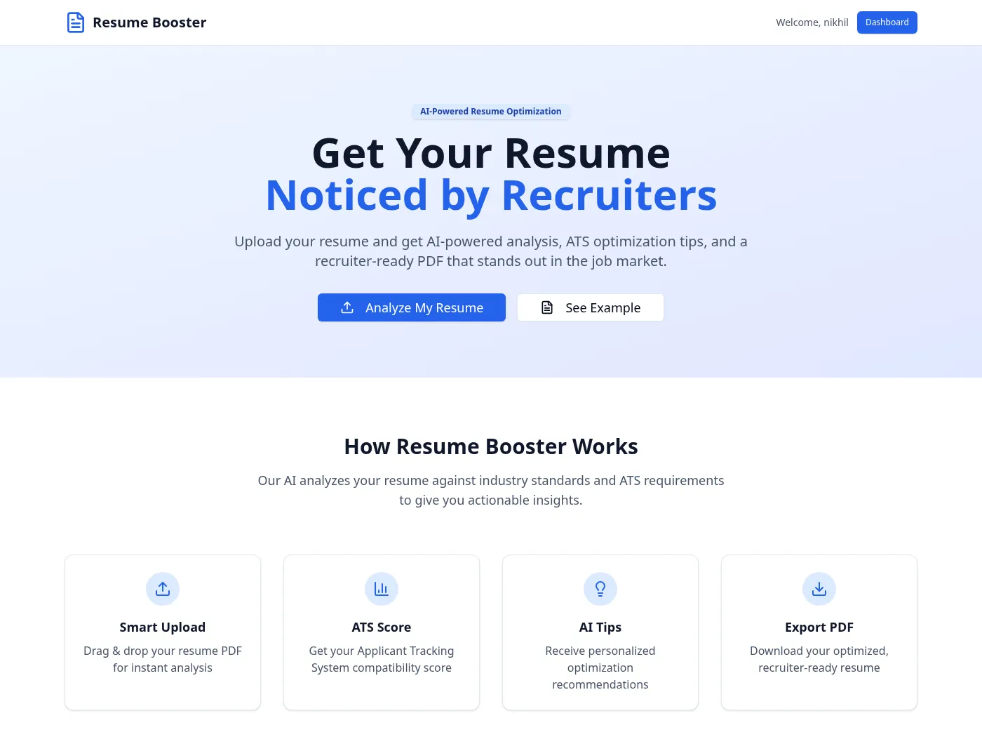Resume Booster: Get Noticed by Recruiters