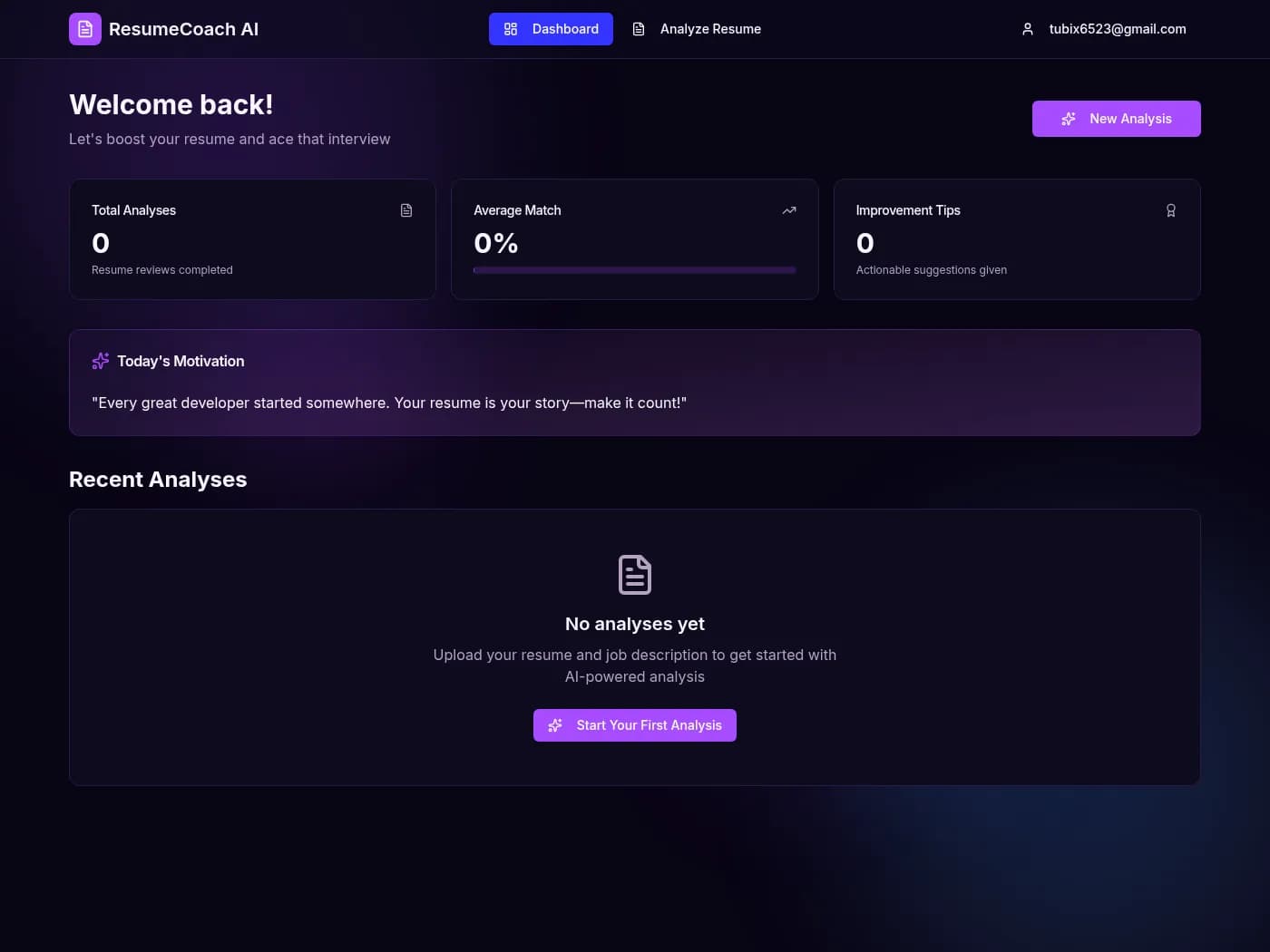 ResumeCoach AI – AI-Powered Resume & Interview Prep for Tech Students