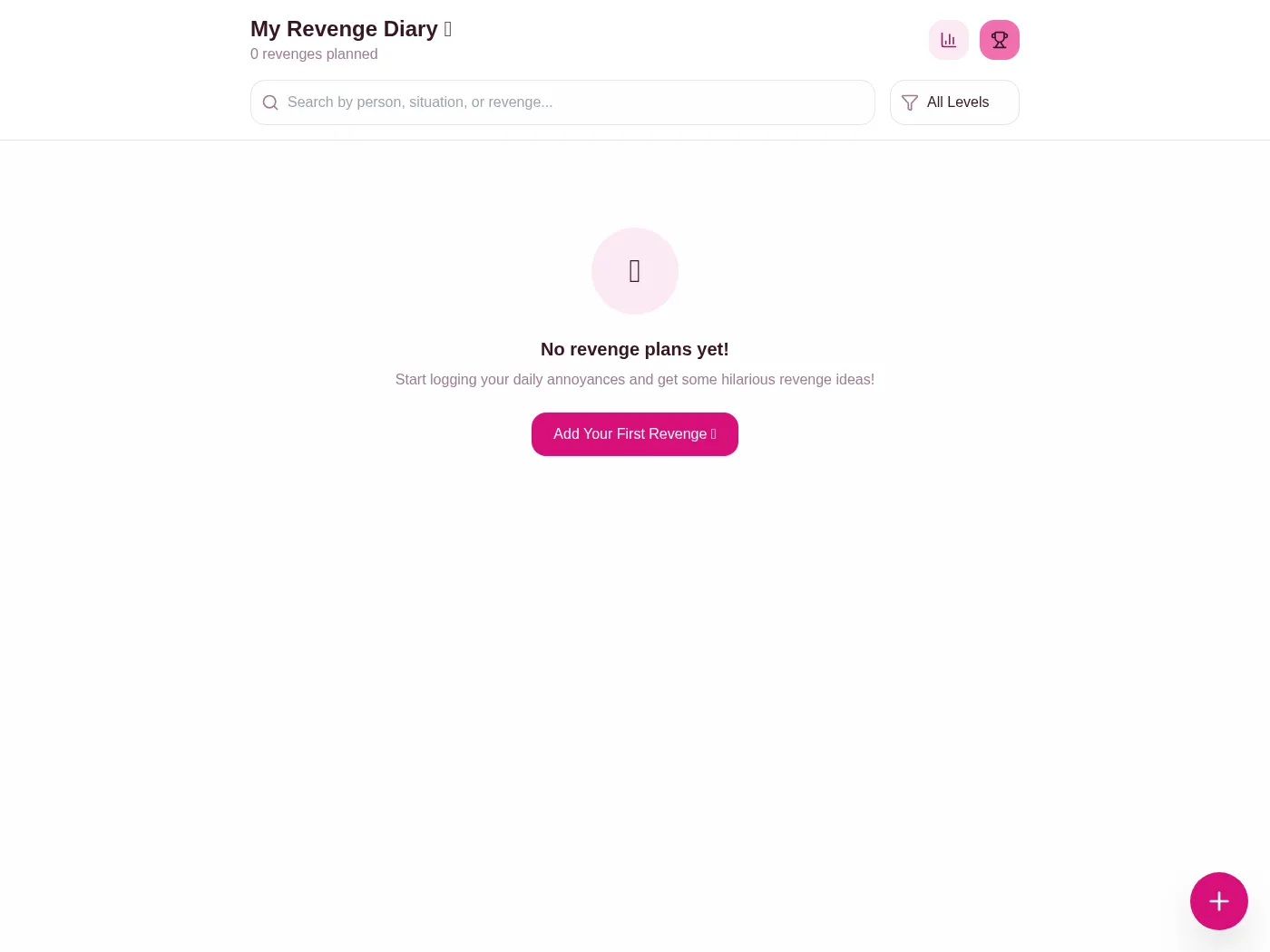 Revenge Diary – Express Your Grievances with Humor