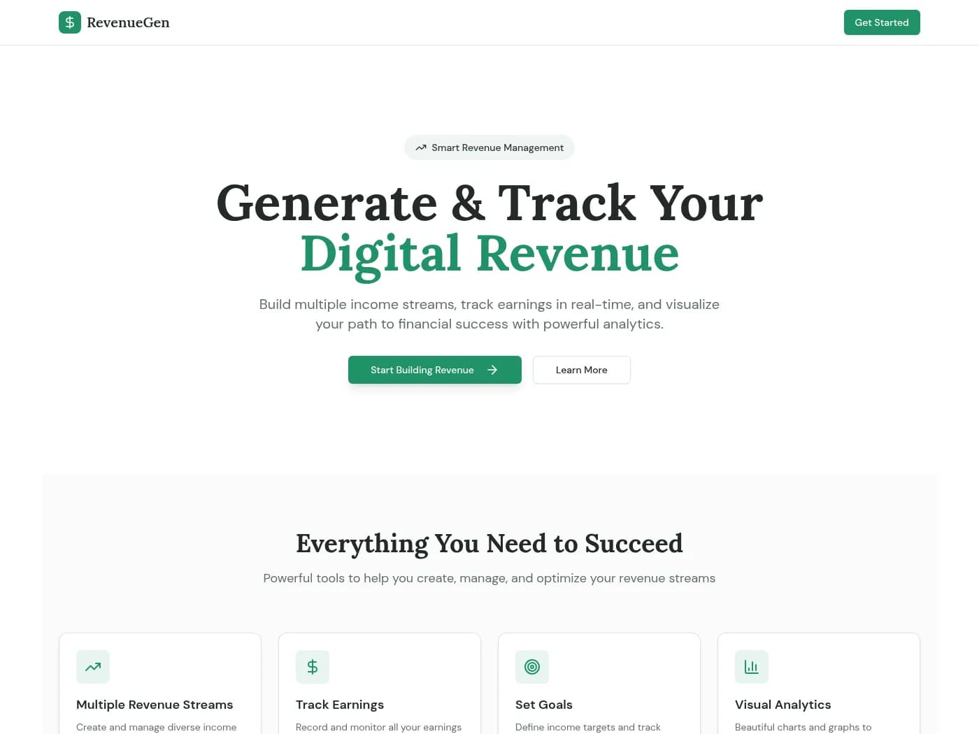 RevenueGen App