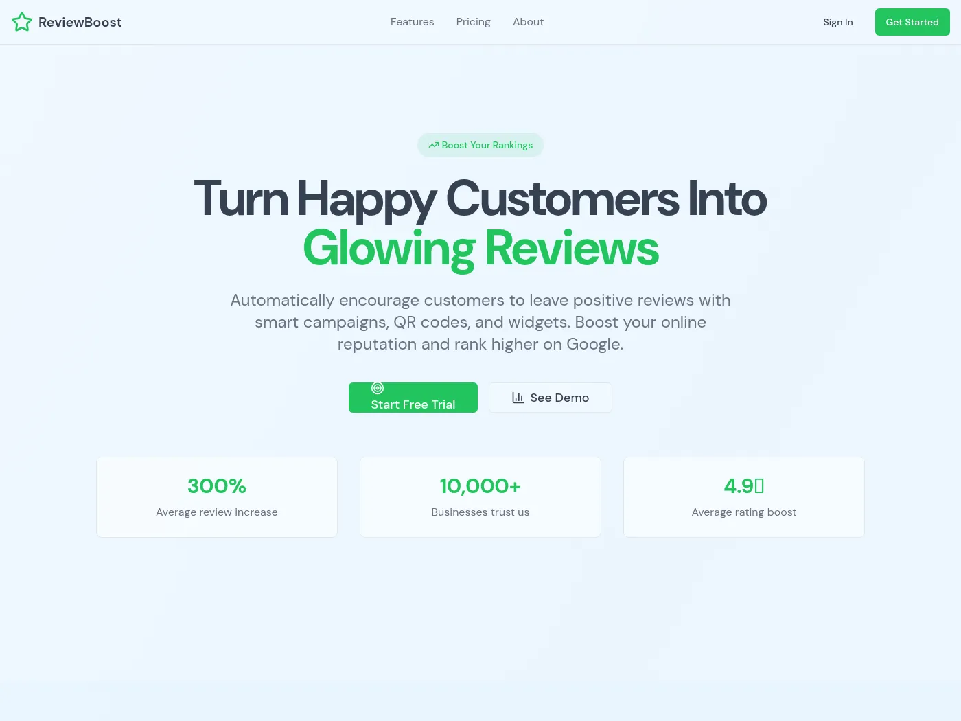 Review Boost Web App