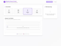 Rhythm Notes Finder