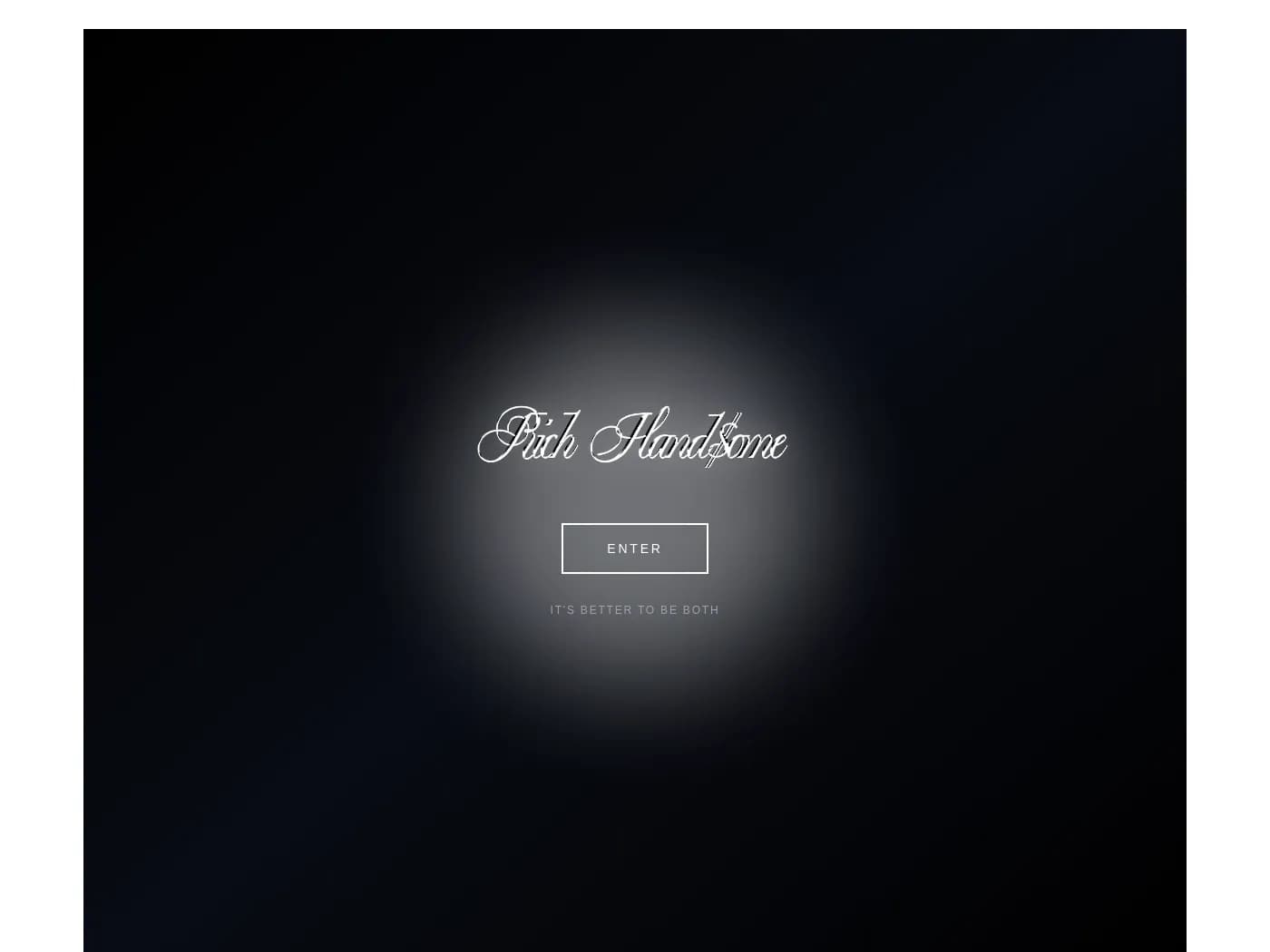 Rich Hand$ome Luxury Fashion Brand Website