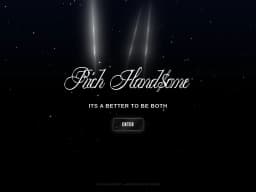Rich Hand$ome Luxury Streetwear Website