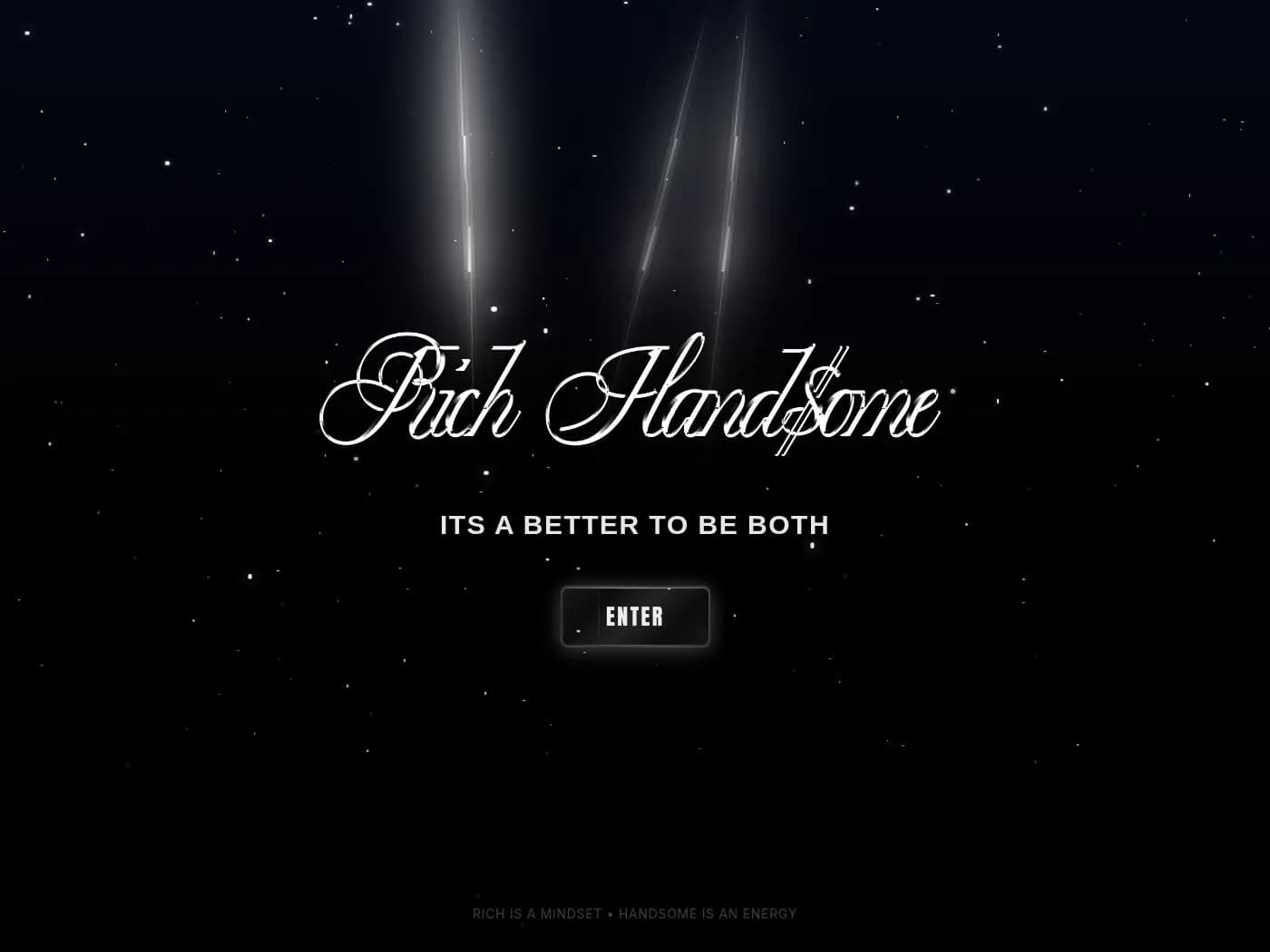Rich Hand$ome Luxury Streetwear Website