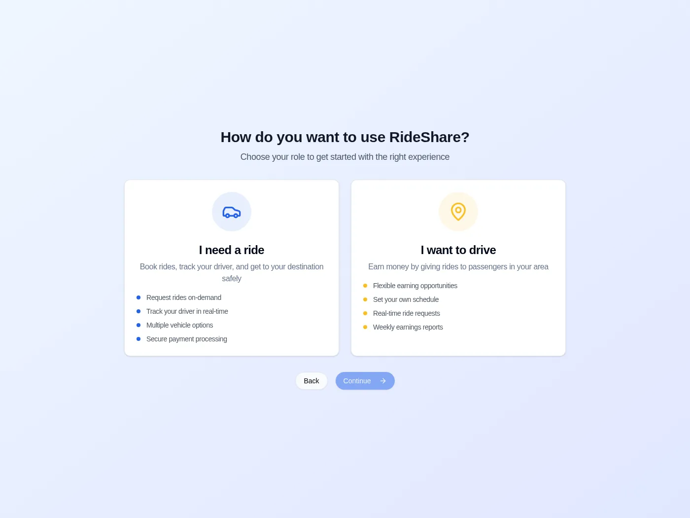 Ride Hailing Platform
