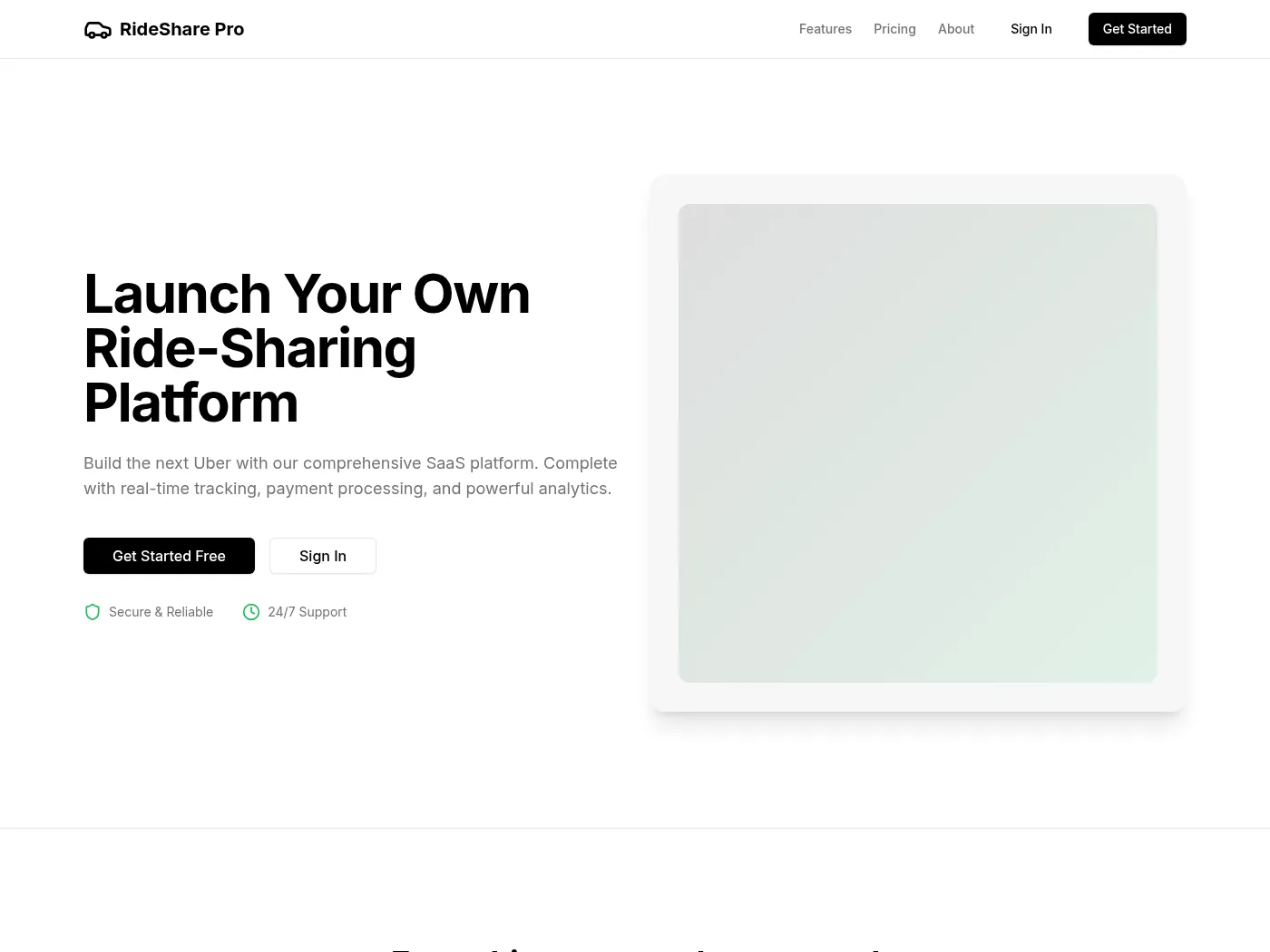 Uber-like Ride Sharing SaaS Platform