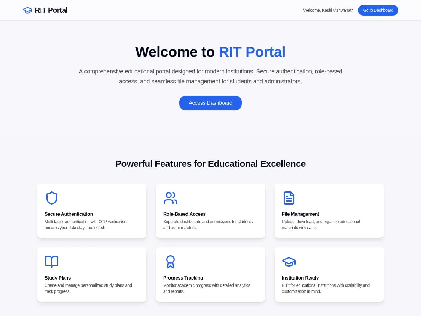 RIT Portal Starter Kit