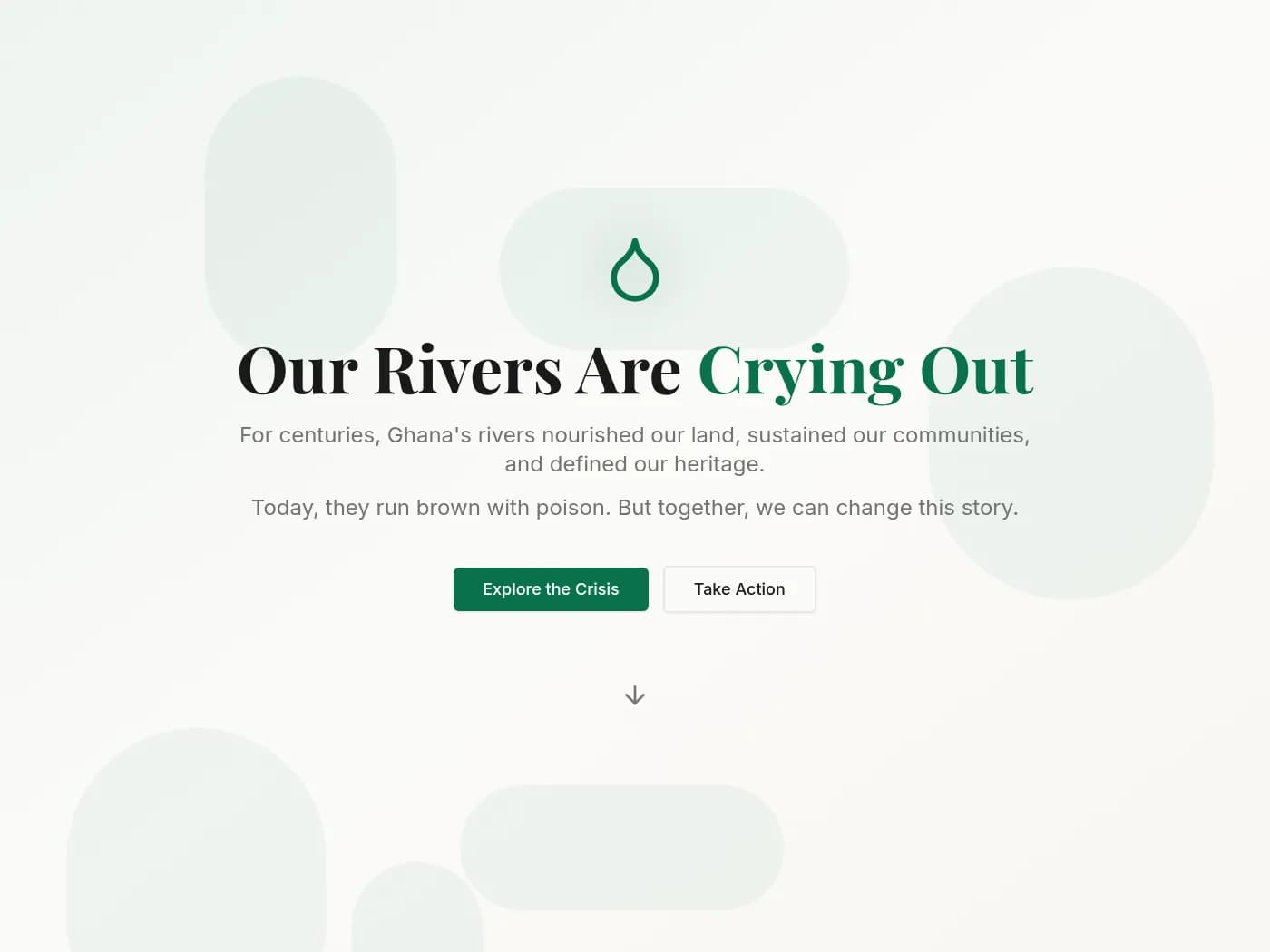 River Guardians: A Human-Centered Ghana Water Crisis Awareness Web App