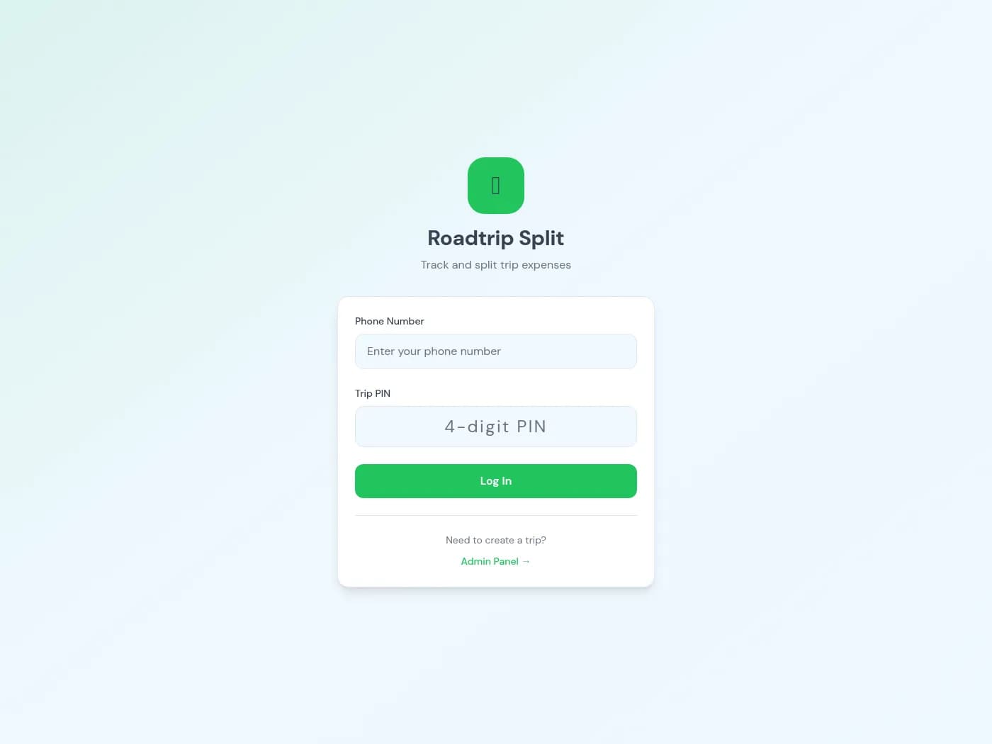 Roadtrip Split: Simple Group Expense Tracker (Splitwise-inspired PWA)