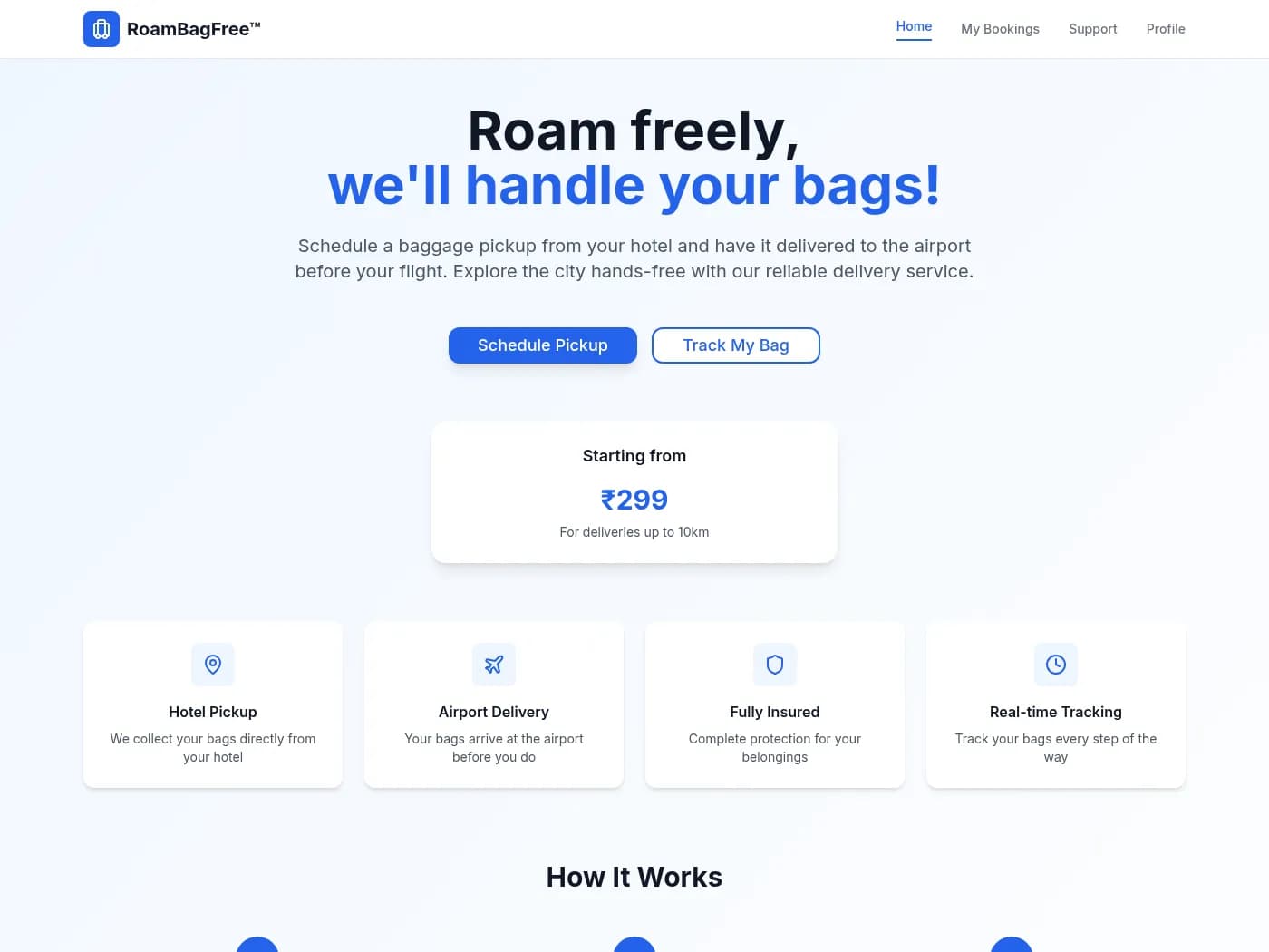 RoamBagFree™ - Hotel to Airport Baggage Delivery Service