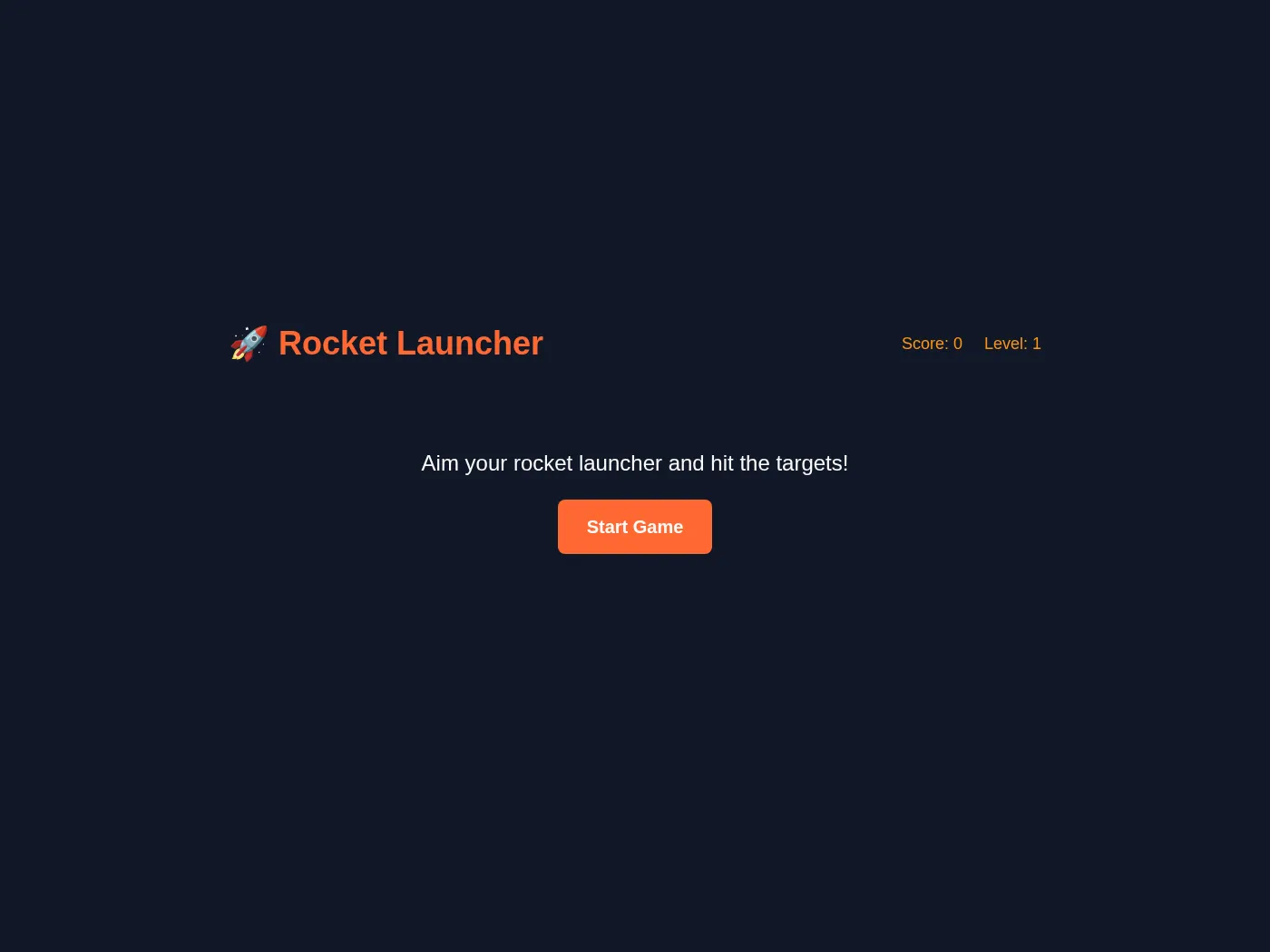 Rocket Launcher Game