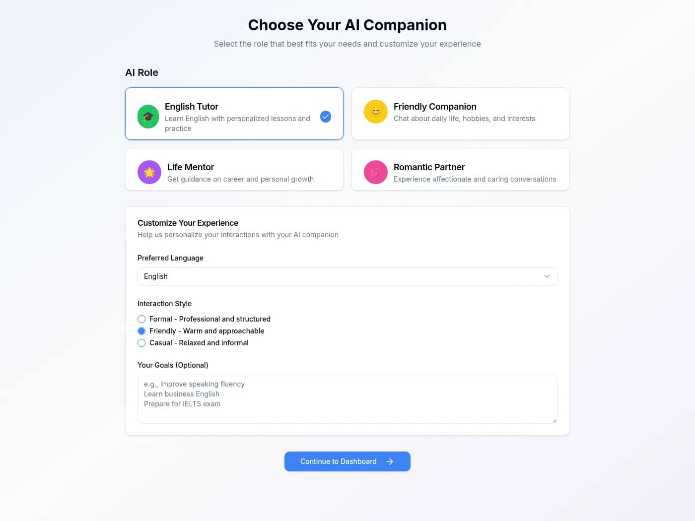 Role-Based AI Buddy: Multiplatform Conversational Companion