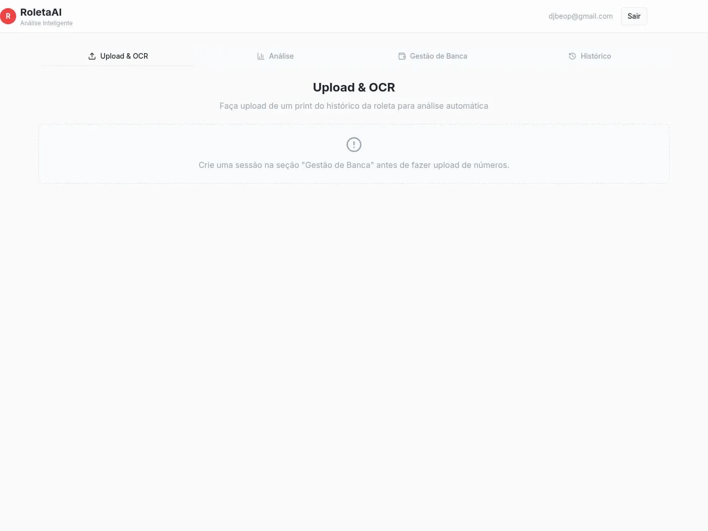 RoletaAI: Análise Inteligente de Roleta Europeia Online