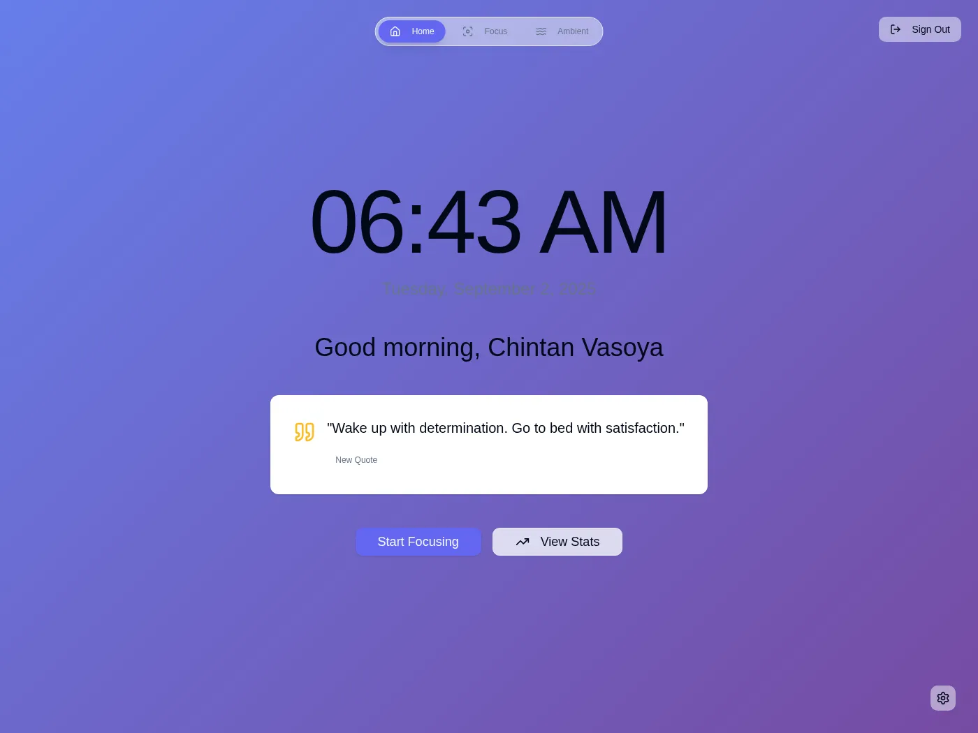 Romantic Productivity: Customizable Focus & Productivity Dashboard