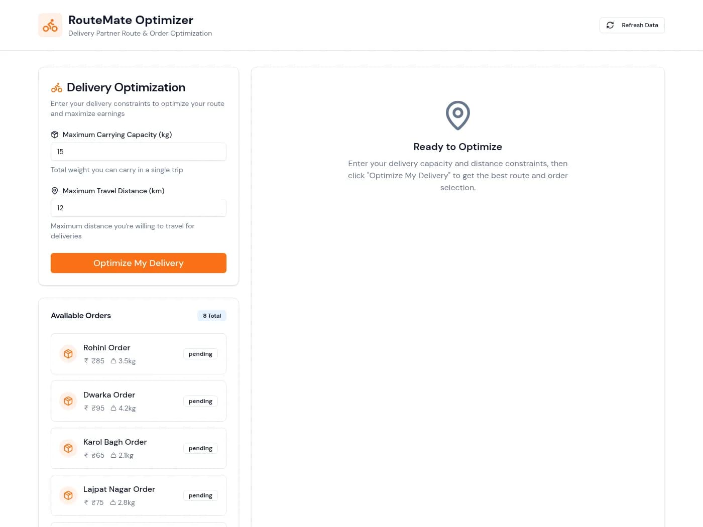 RouteMate Optimizer