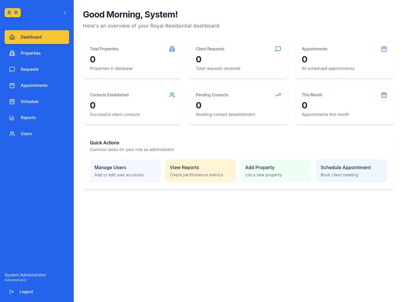 Royal Residential Management Platform