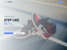 Royal Sneakers & Apparels Web Presence