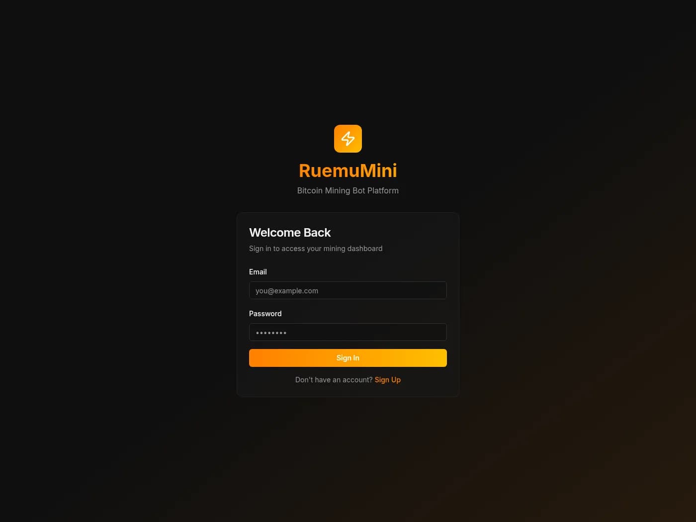 RuemuMini - BTC Mining Bot App