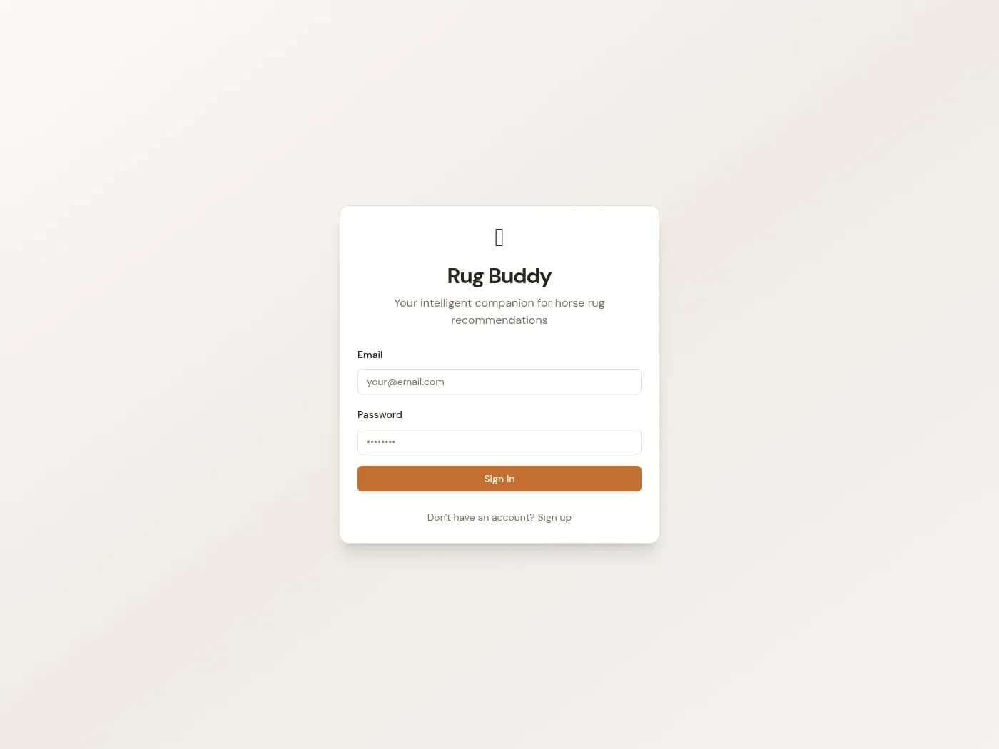 Rug Buddy – Intelligent Rug Recommendations for Horse Owners