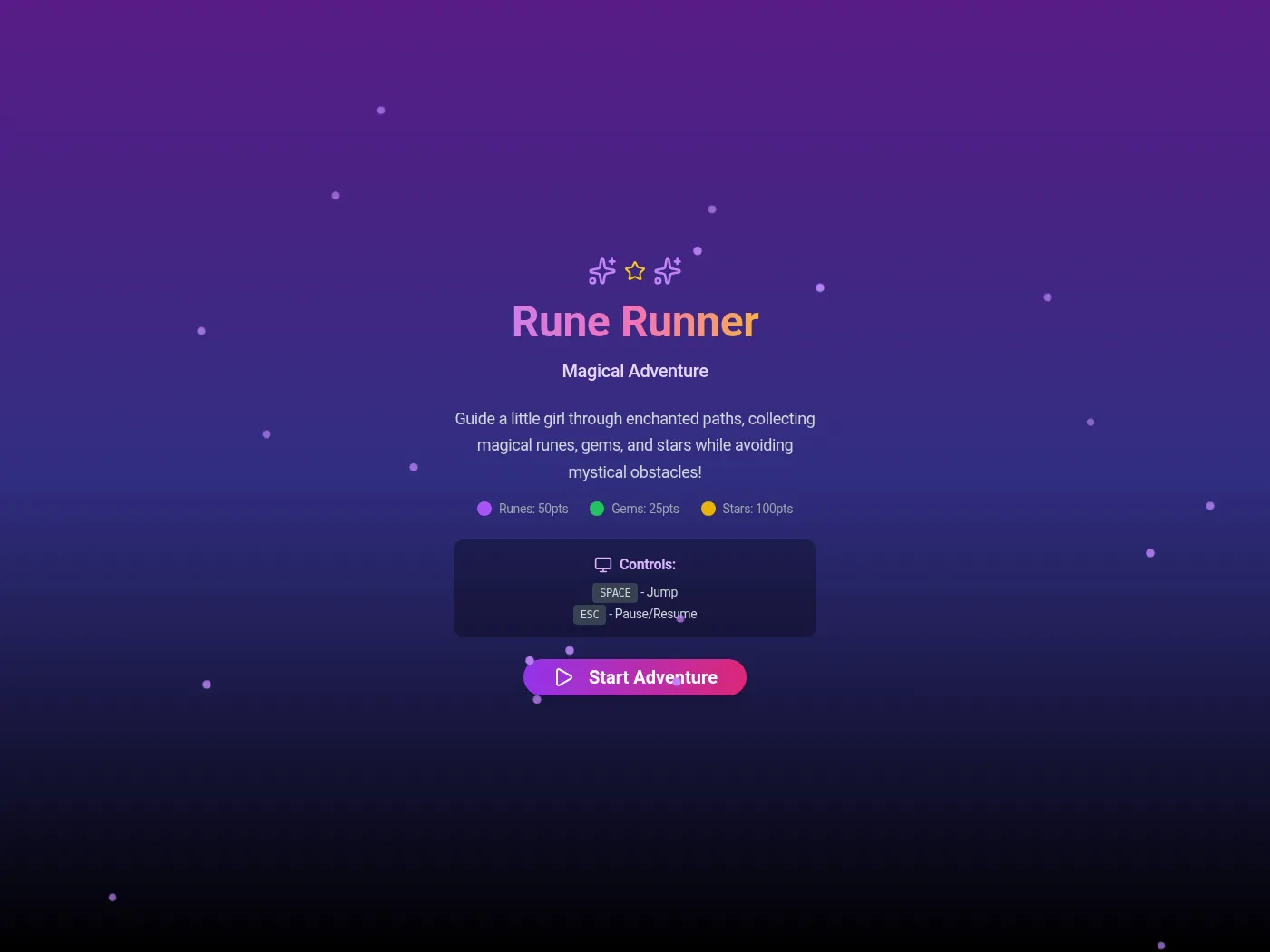 Rune Runner: Magical Adventure